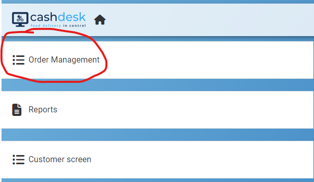 How do I enter an order in Cashdesk 3.0