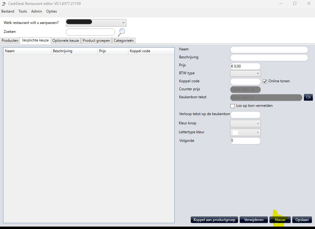 SUP (Plastic) Toeslag inregelen Cashdesk 2.0